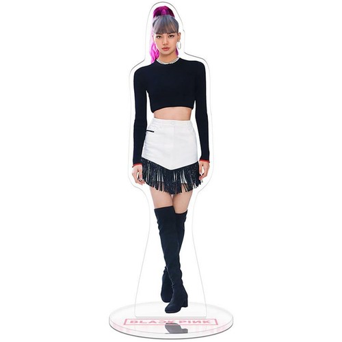 2020 KPOP BP Bpink Acrylic Figure Doll LISA ROSE Desktop Standee Action ...