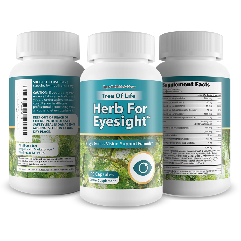 Tree Of Life Herb for Eyesight - Our Best Eye Supplement Vision ...