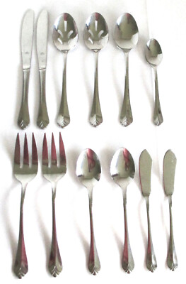 Alco Industries Indonesia Stainless Flatware ACV3 Fan Plume Tip 12 ...