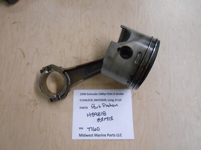 439818 321712 Evinrude 1998 Ficht 150hp E150ILECR port piston rod STD ...