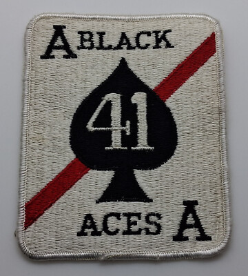 Navy Strike Fighter Squadron 41 VFA-41 Black Aces Patch | eBay