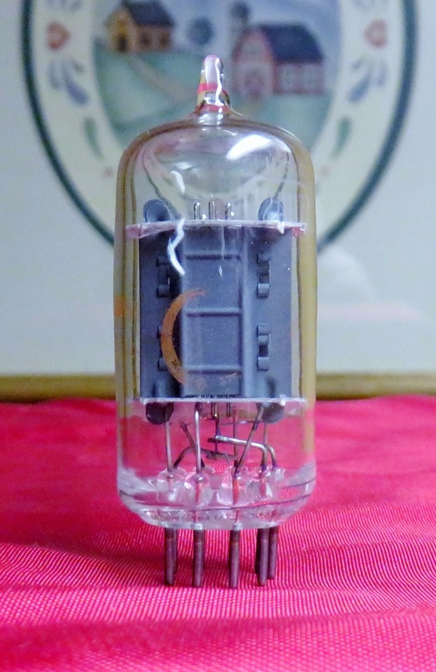 Vintage RCA 12AU7A PLATINUM GRADE Clear Top Preamp Tube 100% NOS = 5814 ...