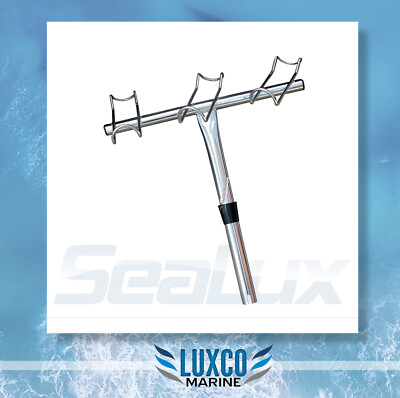 SeaLux Marine 316 Stainless Steel 3-way Angled Snapper Rod Holder ...