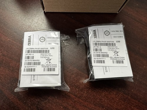 *2 Pack* New Original 6600mAh Battery for Zebra MC93 MC9300 BTRY-MC93 ...