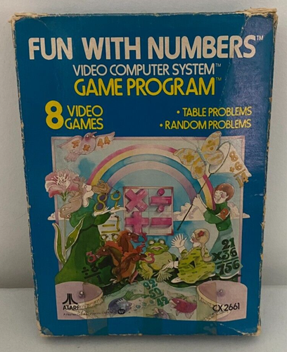 Fun with Numbers Atari 2600 Boxed no instructions | eBay Australia