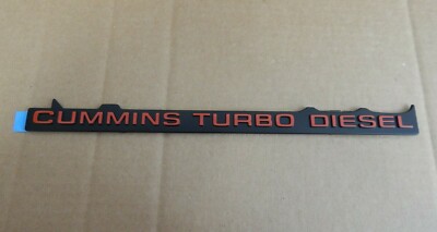 New OEM 1994-2002 Dodge Ram 1500 2500 3500 Cummins Turbo Diesel Emblem ...