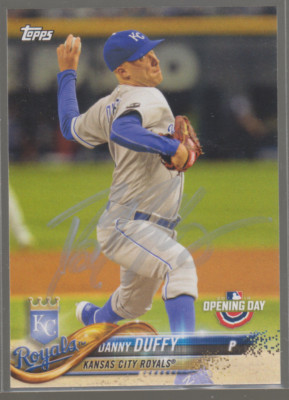 Autographed 2018 Topps Opening Day Danny Duffy - Royals | eBay