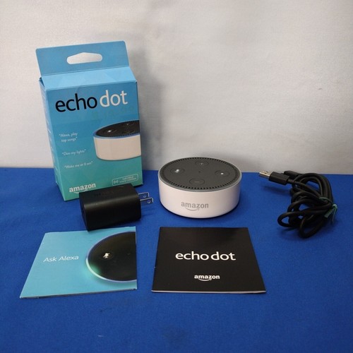 Amazon Echo Dot (2nd Generation) Smart Assistant - White 815332021551| eBay