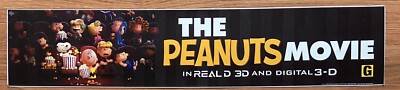 📽 3D The Peanuts Movie (2015) - Charlie Brown - Movie Theater Mylar ...