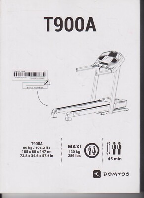 Instructions T900A Domyos Multilingual | eBay Australia