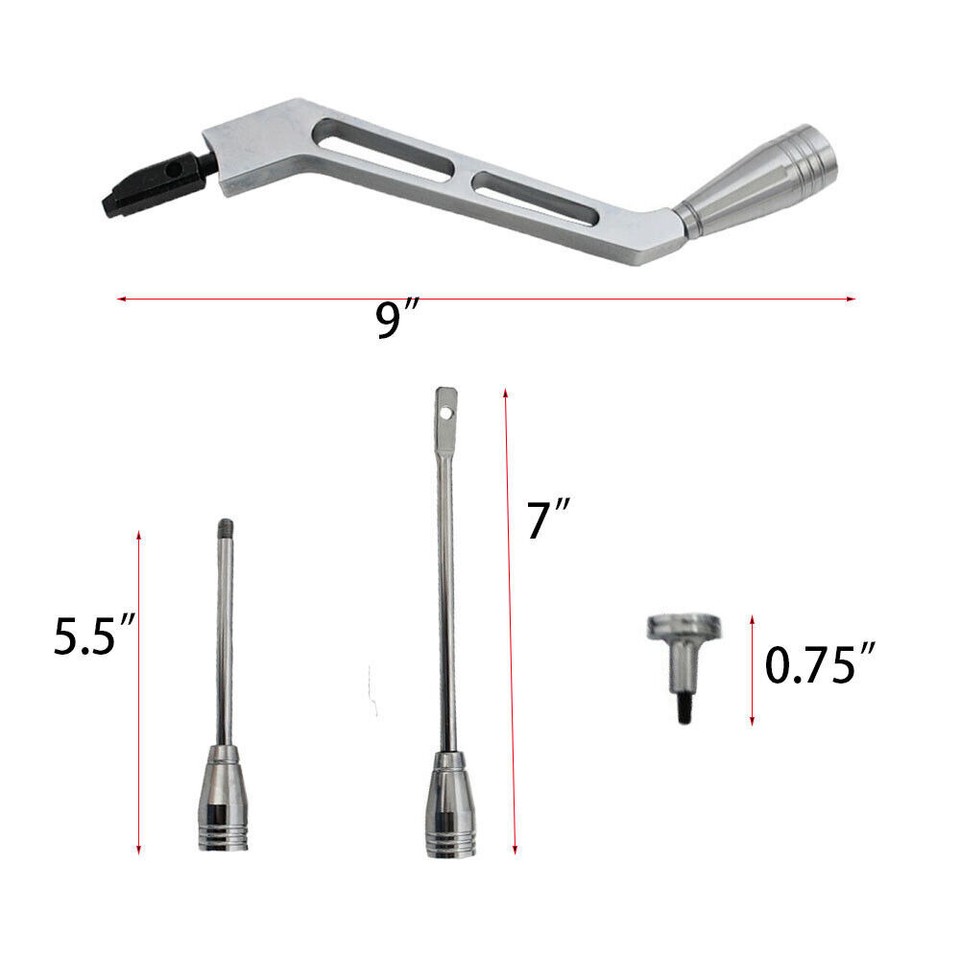 Billet Aluminum GM Column Shifter Turn Signal Lever Hazard Tilt KIT For ...