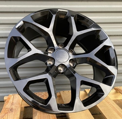 20" Snowflake Wheels For Chevy Silverado GMC Tahoe Yukon Denali 20x9 ...