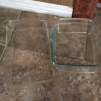 Pyrex Crystal SQUARE PLATTER | eBay