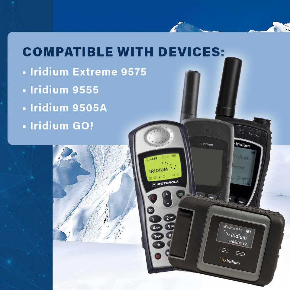 Iridium Satellite Phone PREPAID SIM - Canada & Alaska 500 Minutes / 365 ...