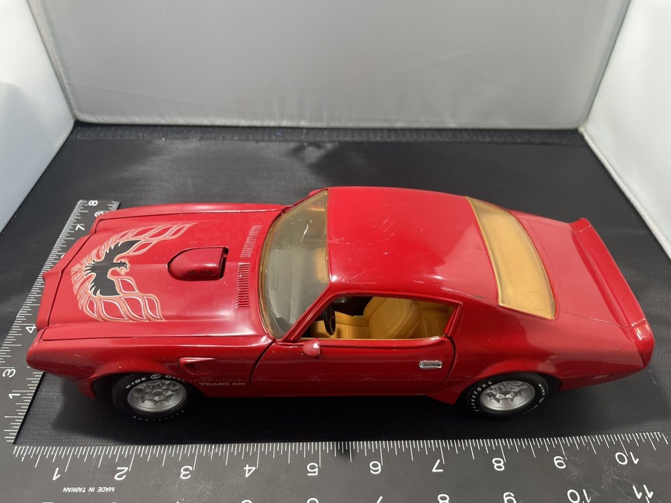 ERTL American Muscle 1973 Red Pontiac Firebird Trans AM 1:18 Scale ...