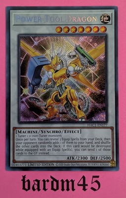 YuGiOh Power Tool Dragon Secret Rare HAC1-EN177 Limited Edition | eBay