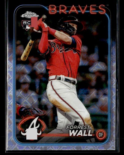 2024 Topps Chrome Logofractor Edition #176 Forrest Wall Rookie card | eBay