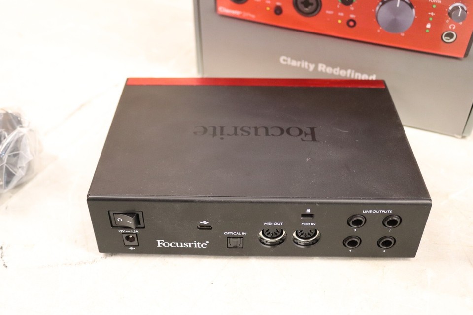 Focusrite Clarett 2Pre USB Audio Interface IN BOX | eBay