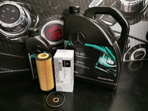 Genuine Mercedes-Benz C117 CLA 45 AMG M133 Oil Filter & Engine Oil Z45O ...