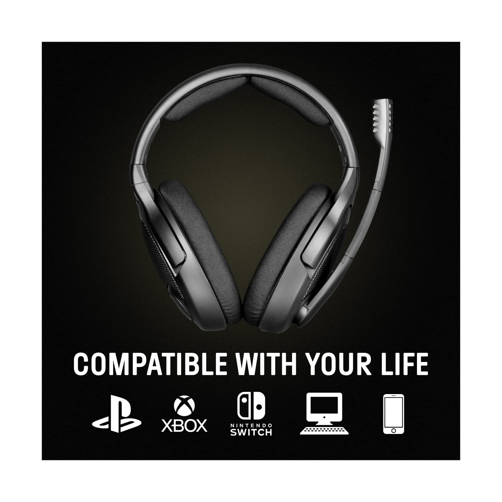Drop + EPOS PC38X Gaming Headset Noise-Cancelling Microphone with Over ...
