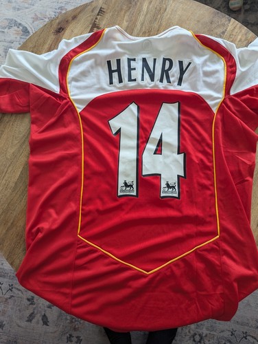 Arsenal FC Thierry Henry 2004/05 Retro Jersey Men's XL O2 | eBay