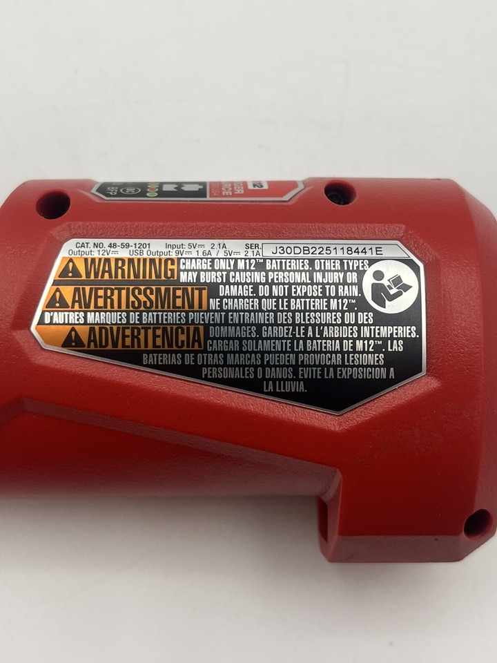 New Milwaukee 48-59-1201 M12 12V Compact Charger and Power Source | eBay