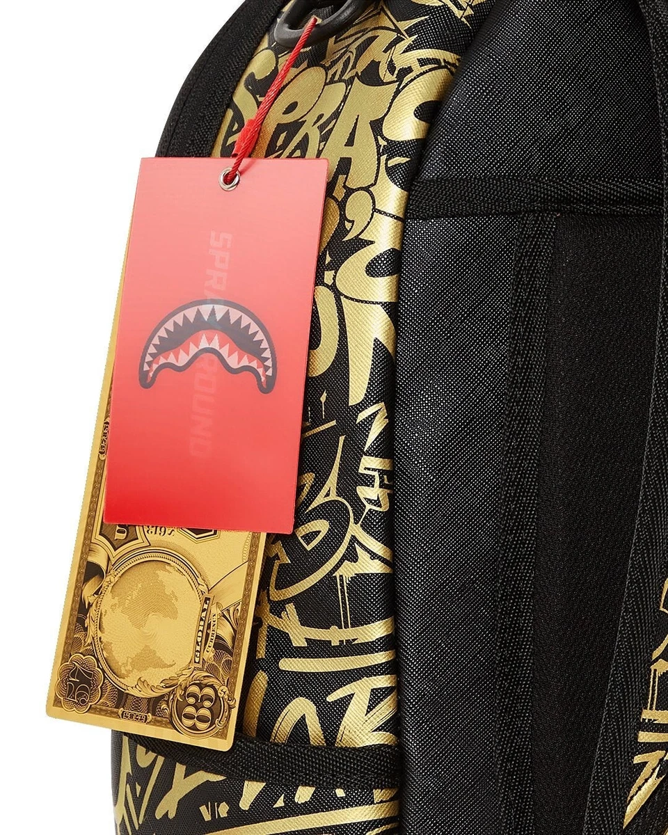 Sprayground Gold Backpack