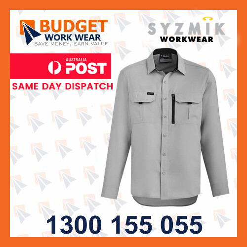 Syzmik Mens Outdoor L/S Shirt (ZW460) | eBay