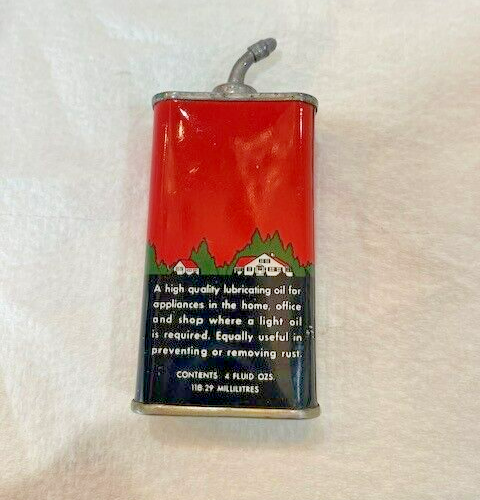 27 - Vintage 4 Oz. Lead-Top Texaco Home Lubricant Oil - Great Condition ...