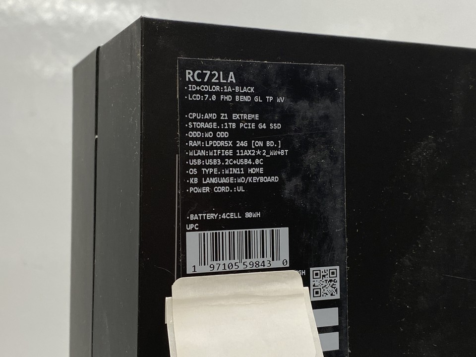 Asus Gaming Handheld System Rog Ally X RC72LA 7" Z1 Extreme 1TB - Black ...