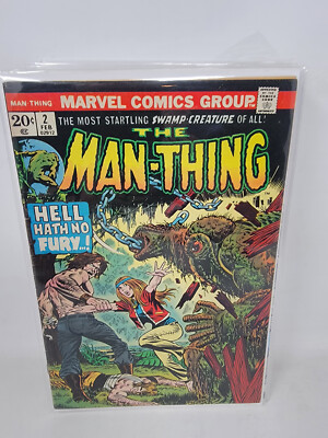 THE MAN-THING #2 1974 Marvel 5.0 Jim Starlin Cover Art | eBay