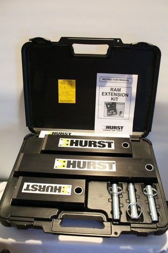 HURST JAWS OF LIFE RAM EXTENSION BLOCK ATTACHMENT SET 5,000 PSI 16", 12 ...