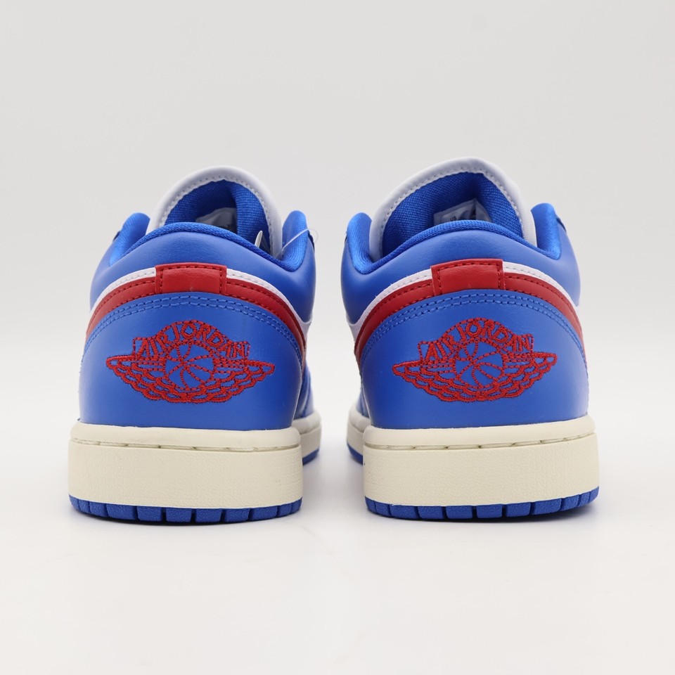 DC0774-416 Nike Air Jordan 1 Low Sport Blue Gym Red Sail White (Women's ...