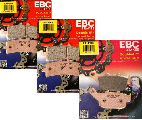3 SETS -EBC Front+Rear Brake Pads FA347HH + FA140HH | eBay
