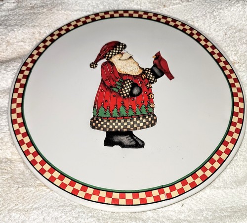 Sakura Debbie Mumm Magic of Santa Round Trive | eBay