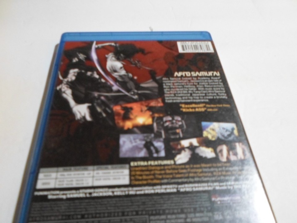 Afro Samurai Season 1 Director's Cut (Blu-ray Disc, 2008) Samuel L ...