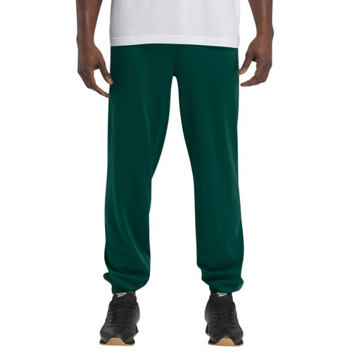 REEBOK Identity Vector Knit Track Pants sz S Small Green Retro Training ...