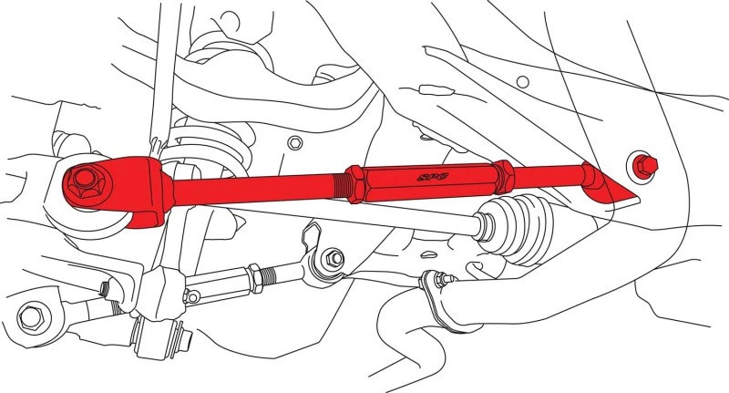 SPC Performance Adjustable Rear Lower Control Arm For 00-09 Subaru ...