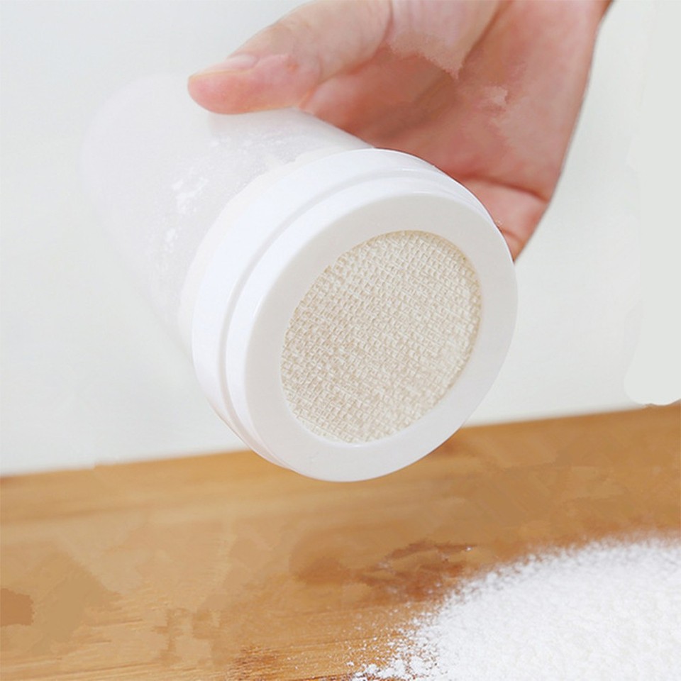 2 PCS Icing Sugar Sifter Cake Baking Filter Manual Powder Sieve Flour ...