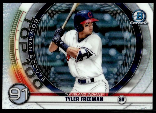 2020 Bowman Scouts Top 100 Tyler Freeman Cleveland Indians #BTP-91 | eBay