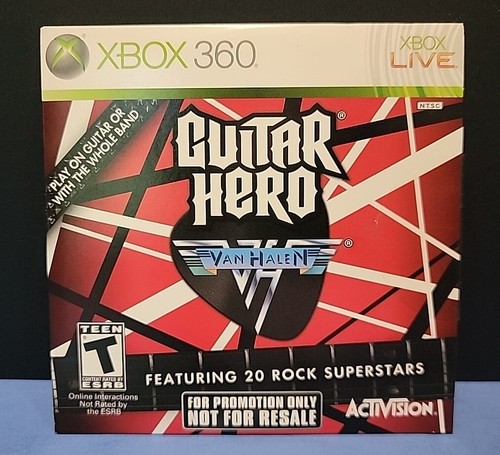 Guitar Hero Van Halen Cardboard Sleeve Xbox 360 New Factory Sealed ...