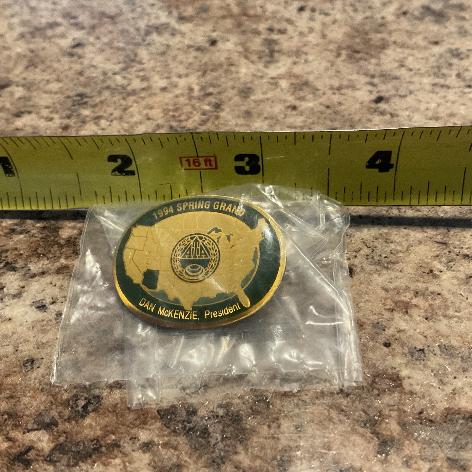 Vintage 1994 Grand American ATA Trap Shooting Pin Hunting Dan McKenzie ...