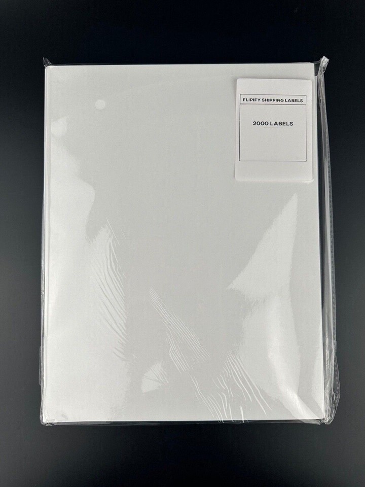 US 200 Shipping Labels 8.5x5.5 Self Adhesive 2 Per Sheet USPS UPS Fedex ...