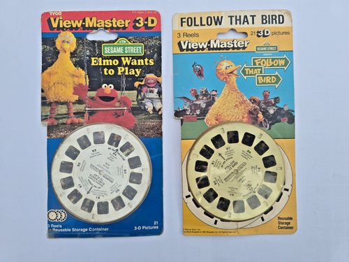 Sesame Street Elmo & Follow That Bird View-Master 3-Reel Packets No ...