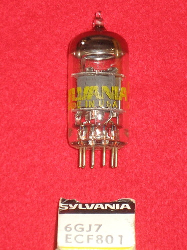 Röhre 6GJ7 (ECF801) SYLVANIA Tube Test NEUwertig 6 GJ 7 Valvula Valve ...
