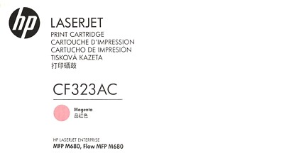 HP CF323AC 653A CF323A Toner Magenta für LaserJet Enterprise Flow MFP ...