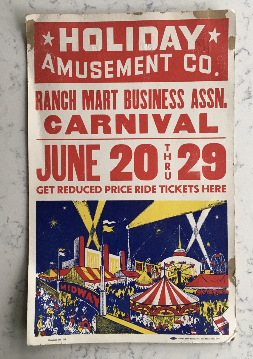 Vintage Carnival Signs