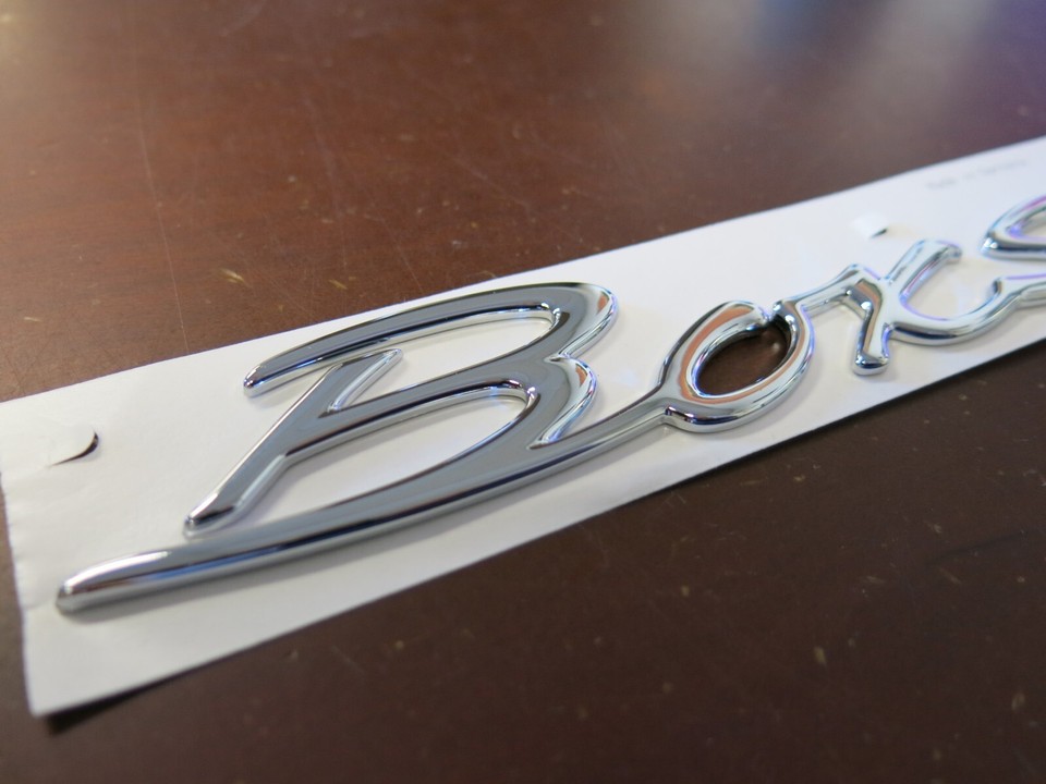 Porsche 986 987 Boxster S / Boxster Rear Badge Chrome Emblem ...