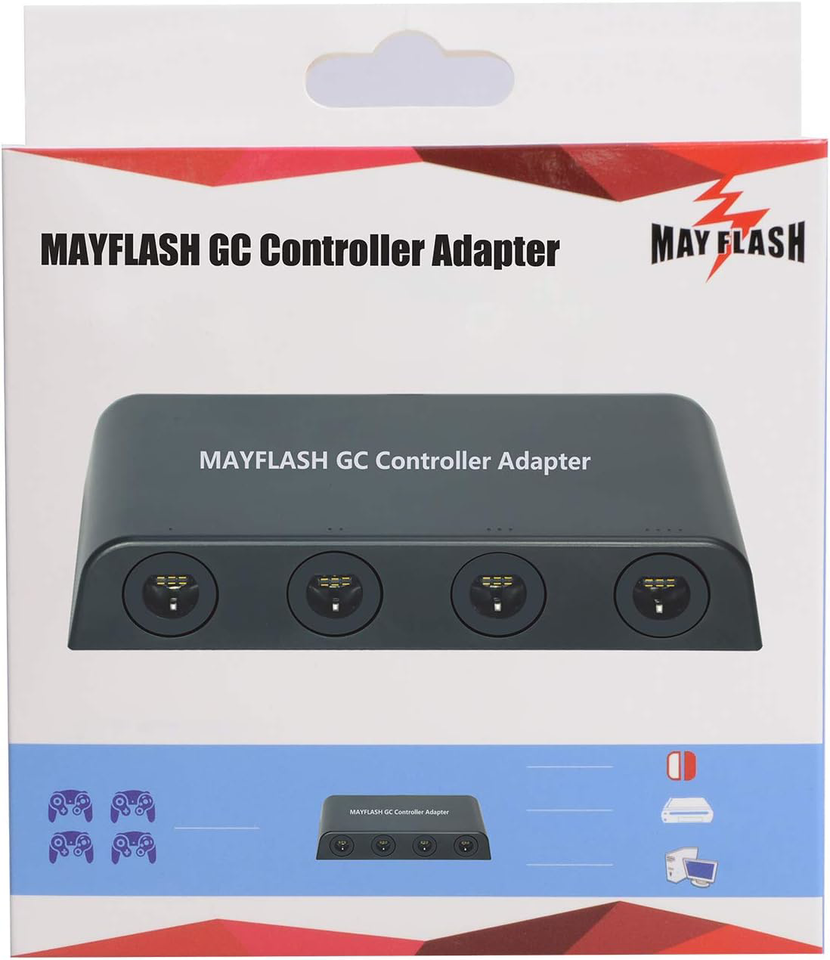 Mayflash Adapter compatible for GameCube Controller to Wii and Wii U ...