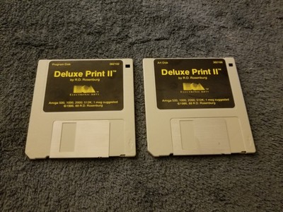 Deluxe Print II 2 Floppy Software Kit For The Amiga | eBay